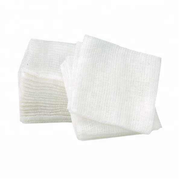 Sterile Cotton Gauze Blocks - ISO Standard Medical Use