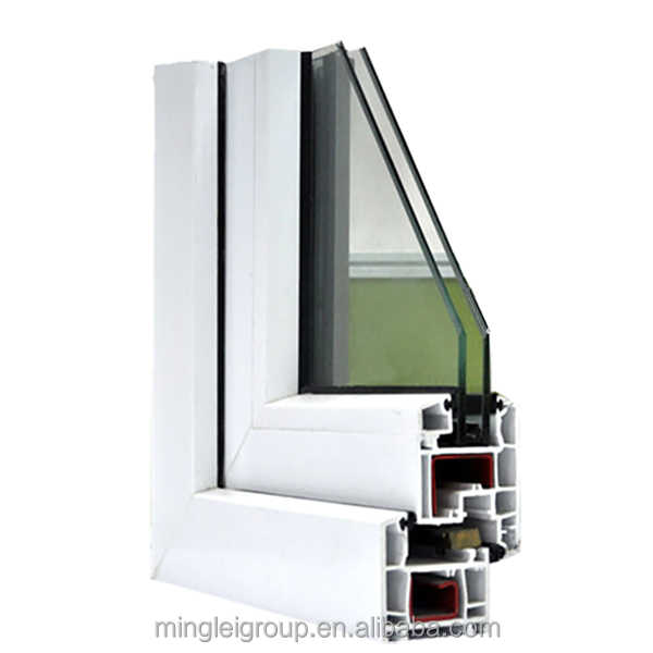Minglei 3 Panel Triple Pvc Casement Double Glassed Upvc windows ...
