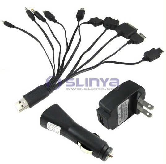 10 Head Multi Connector Octopus Adapter - Versatile Charger
