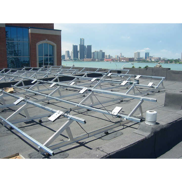 High Quality Flat Roof Solar Panel Support Frame by YANGLIN