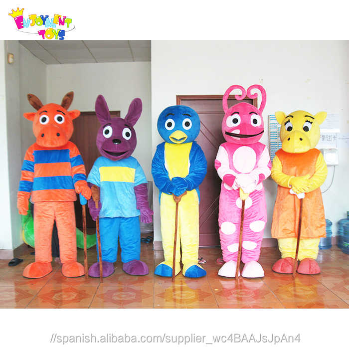 Disfrute personaje de dibujos animados profesional backyardigans traje ...