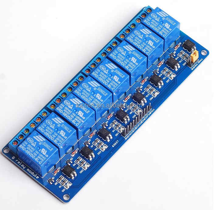 8 Channel 5V Relay Module with Optocoupler for Arduino