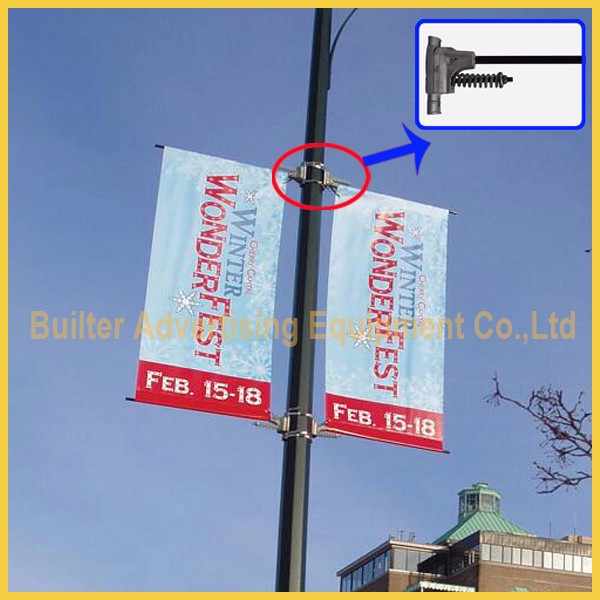 Spring Loaded Advertising Banner Bracket - Durable & Versatile