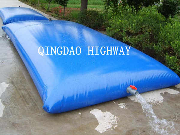 Large PVC Folding Water Bag - Ideal for Irrigation & Rain Collection