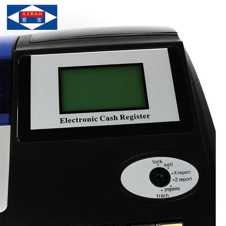 Modern Cash Register with Scanner and Drawer - 1 Year Warranty