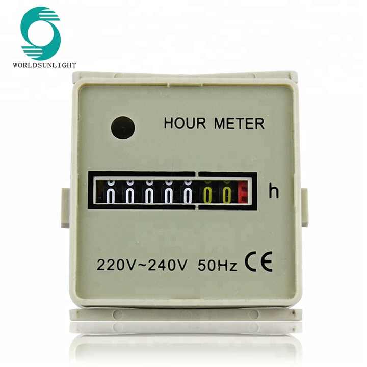 Electric Digital Timer AC 220V-AC 240V 50hz CE Hour Meter HM-2