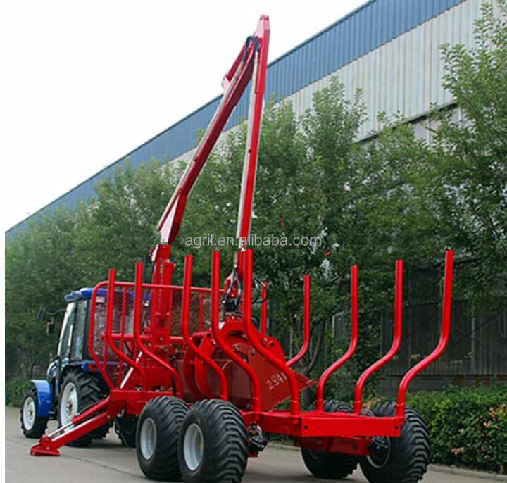 Forest Equipment Tractor PTO Hydraulic Timber Loading Trail