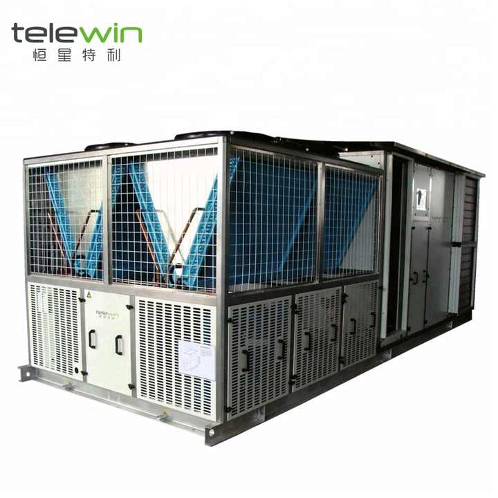 Anti-Corrosion Rooftop Package Unit with Blue Coil Guard Clean Room Air ...