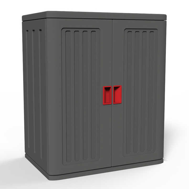 HDPE Plastic Outdoor Storage Cabinet - Garden Shed