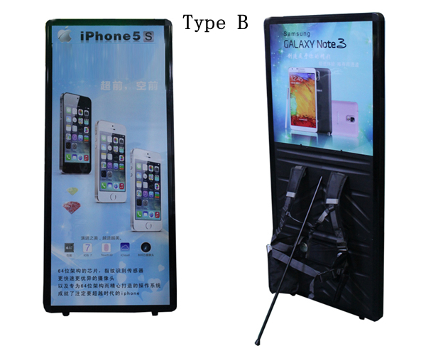 Backpack Billboard - 21.5 Inch LCD Android Display
