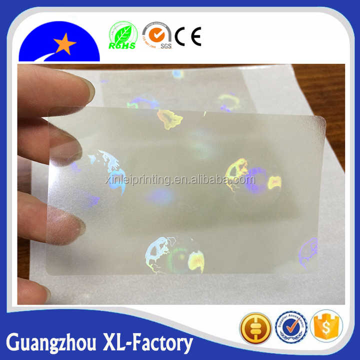 Security Id Hologram Card Label - Customizable & Durable
