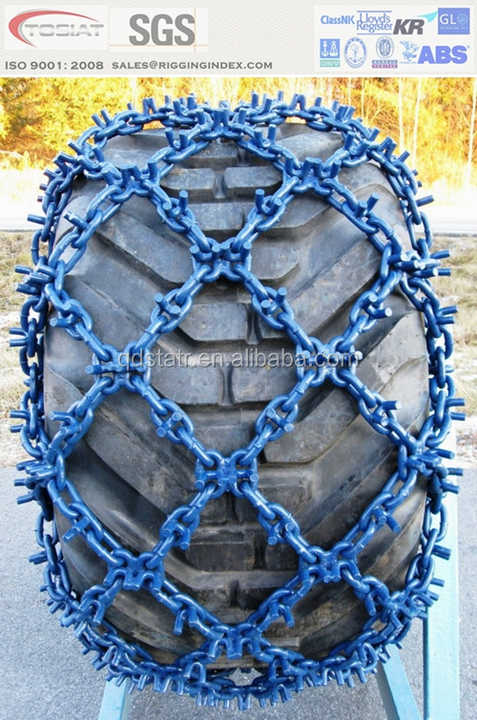 Welded Double Studded Tyre Skidder Chains - Durable & Efficient