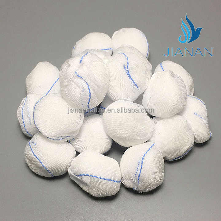 Absorbent X-ray Detectable Sterile Cotton Gauze Balls| Alibaba.com