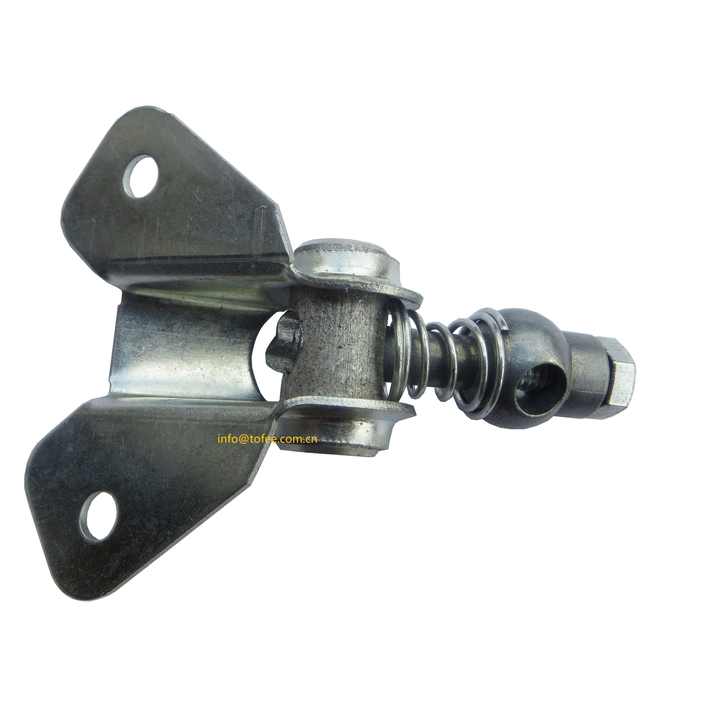 Splitter Damper Bracket - Anodized Silver Galvanized Steel Bracket for ...