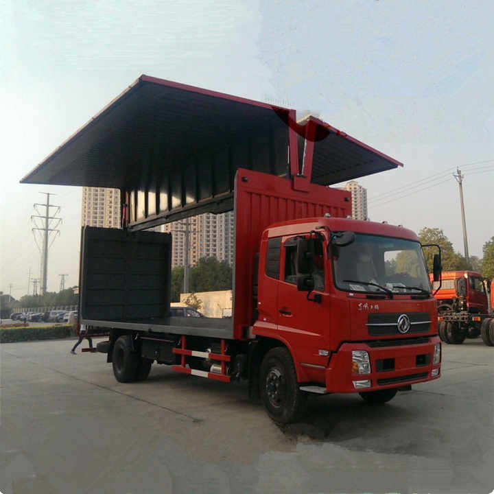 Side Opening Wing Van Hydraulic Open Box Truck - CLW5183YZCT23