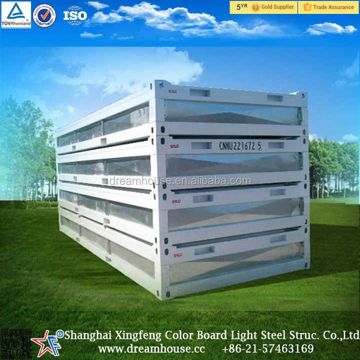 Prefab flat pack container Nipa Huts /fold out house/modular folding ...