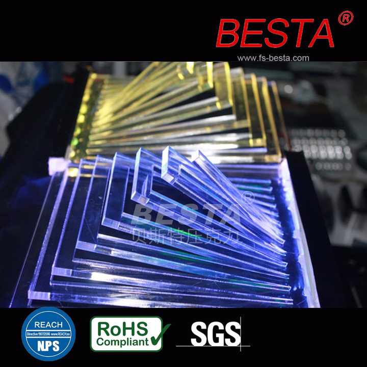 Edge Lit Neon Fluorescent Led Acrylic Sign Board Sheet Acrylic Signage ...