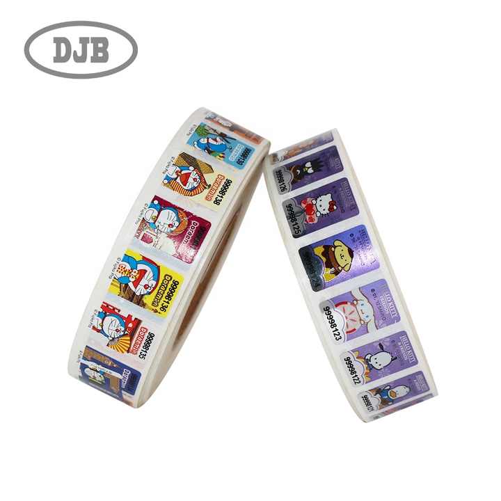 Custom Small Size Label Sticker Roll Roll Printing, Serial Number Label ...
