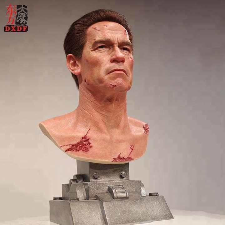 Famous Movie Character Scale Realistic Silicone Statue Bust