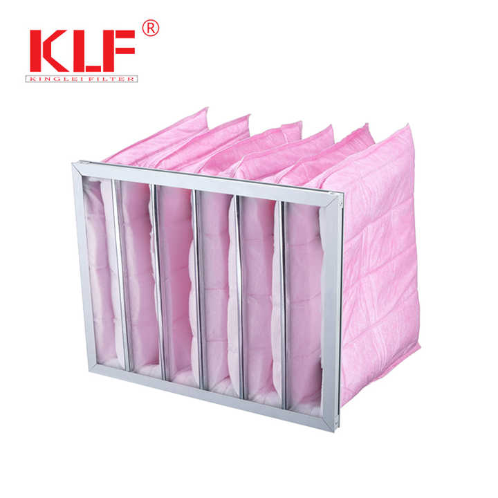 HVAC Air Handling Unit - Pleated Pocket AHU Bag Filter
