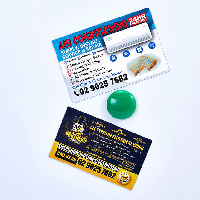 Wholesale Custom Die Cut Business Card Magnet Paper