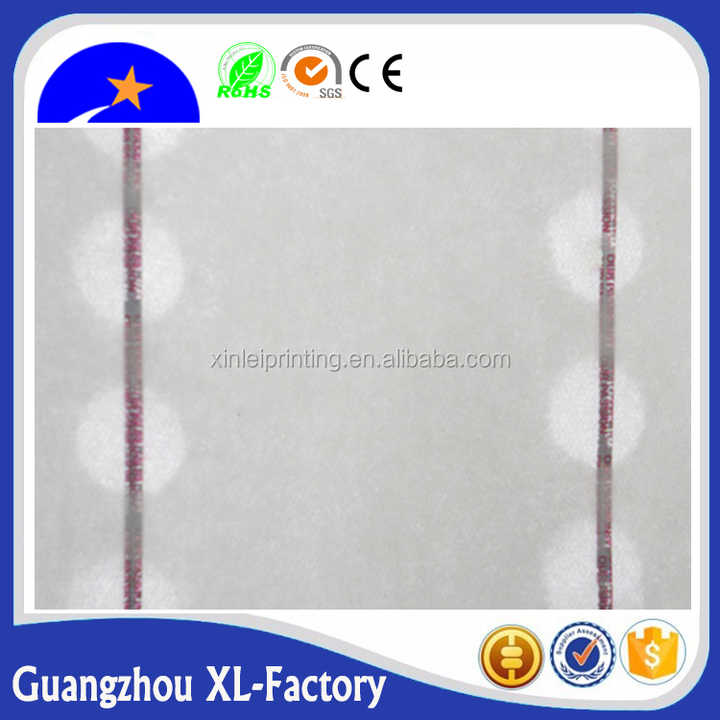 High-quality Black Watermark Security Thread Blue Fiber Transcript ...