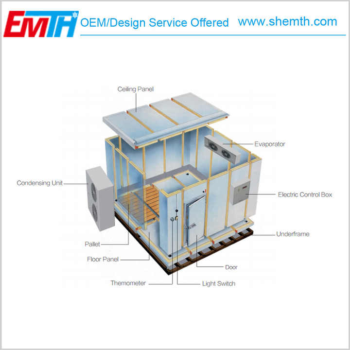 Commercial Supermarket Restaurant Hotel Cold Storage Freezer Room