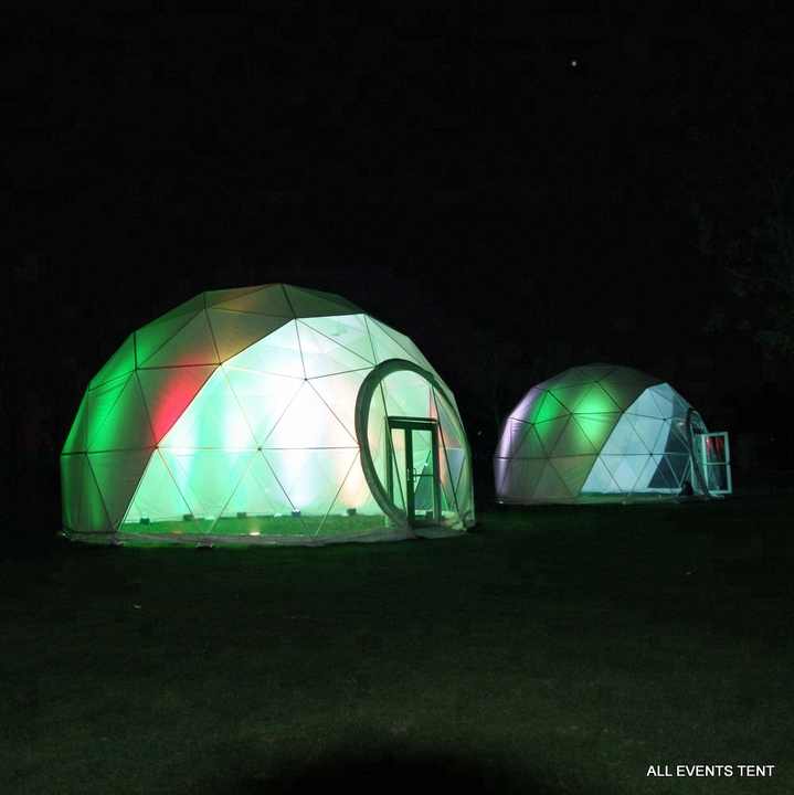 10m Steel Geodesic Dome Tent for Projection - All Events Tents