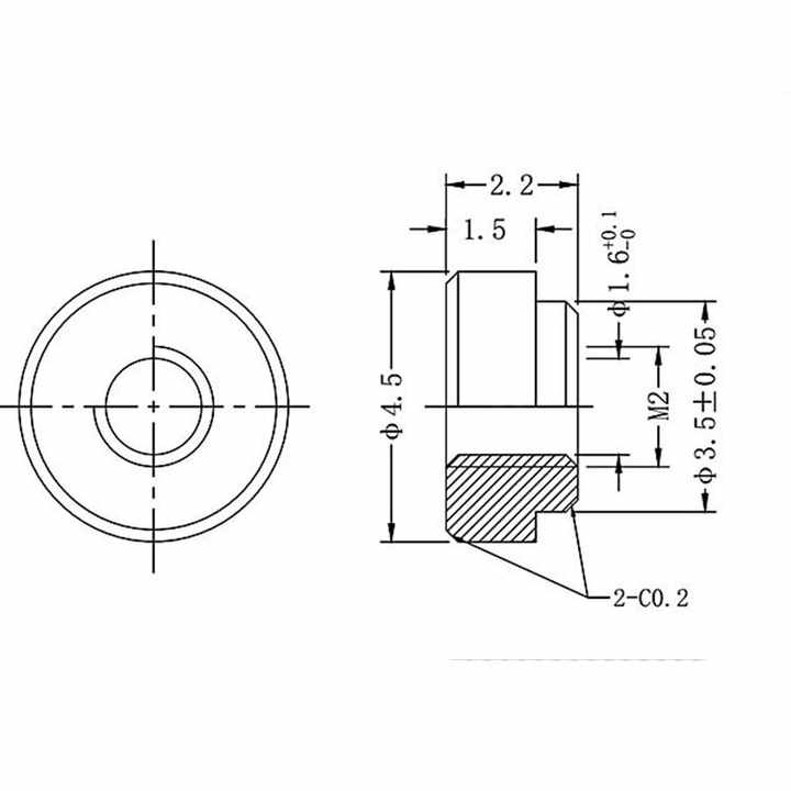 SMT SMD Brass M2 Standoffs for Secure PCB Mounting