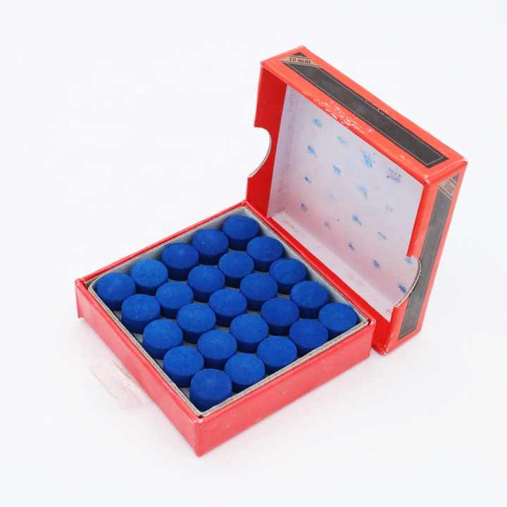 50Pc/Box Snooker Billiard Cue Tips 9mm 10mm Glue on Leather Cue Tip ...