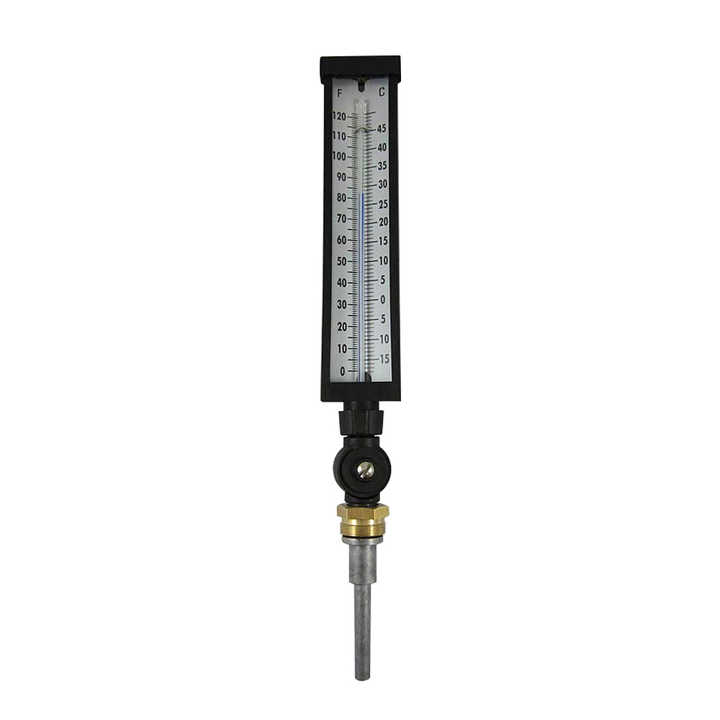 7inch Industrial Adjustable Angle Glass Thermometers