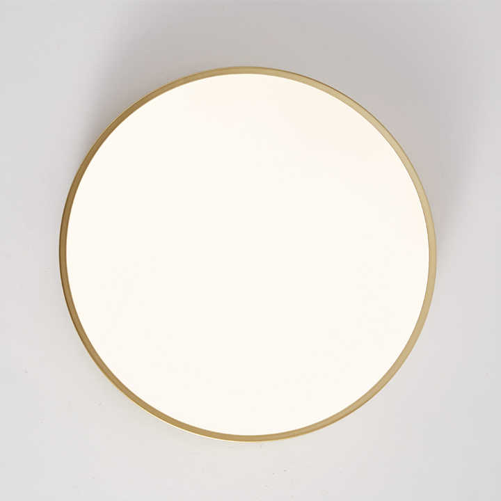 PUZHUOER LED Ceiling Light - 18 Watt Dimmable Gold Fixtures