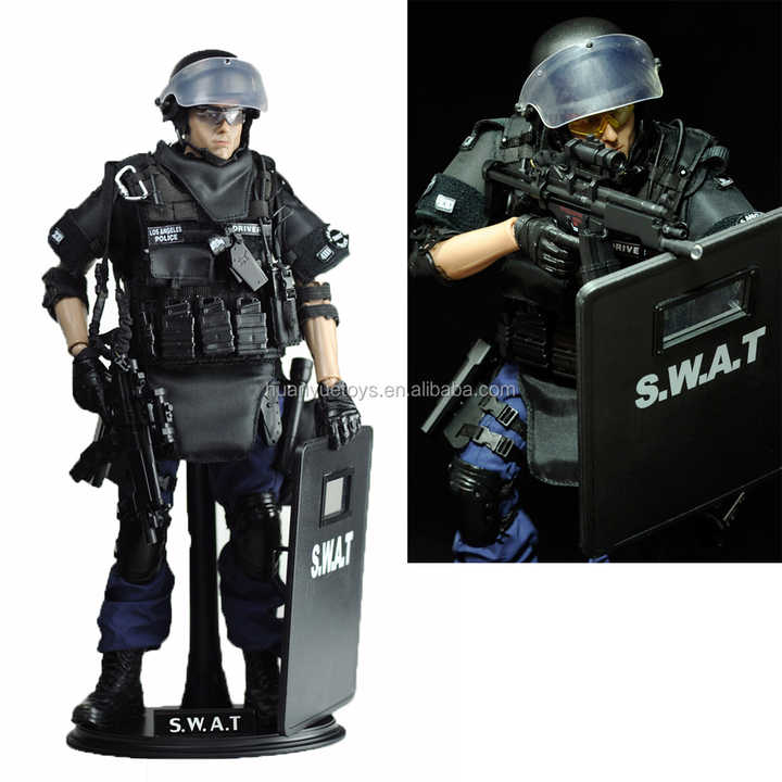 1/6 SWAT Action Figure - Police Forces Man Doll Toy