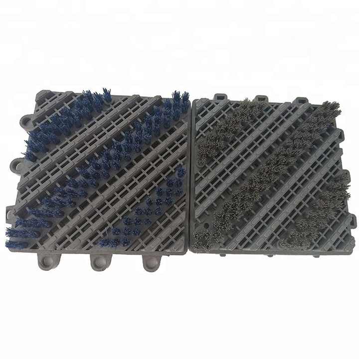 Nylon Bristle PVC Base Block Dust Entrance Foot Door Mats