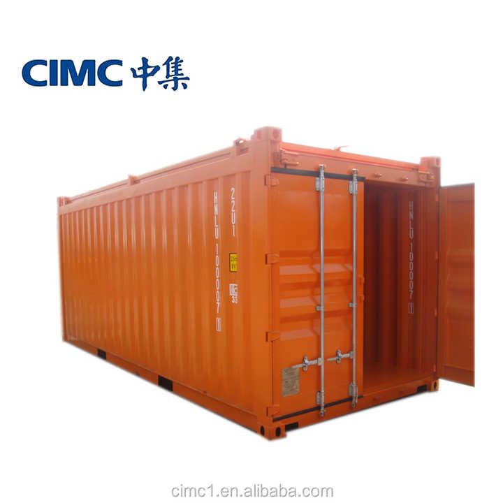 20ft Hard Open Top Shipping Container - ISO9001 Certified