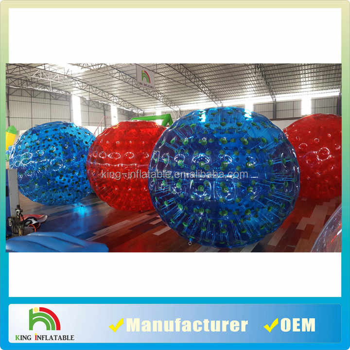PVC Human Sized Inflatable Bubble Body Zorbing Ball