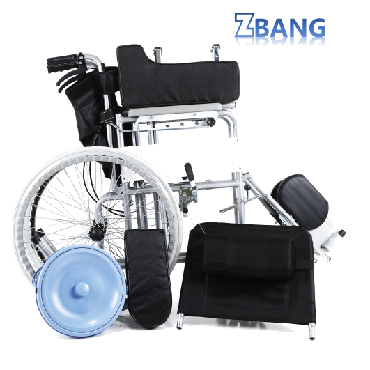 Low Price Big Wheel Wheelchair Safe & Durable Metal Construction ...