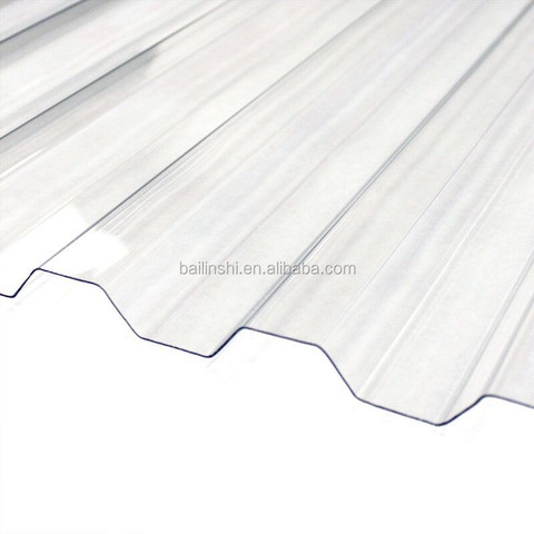 Transparent PC Roof Sheet polycarbonate corrugated plastic roofing ...
