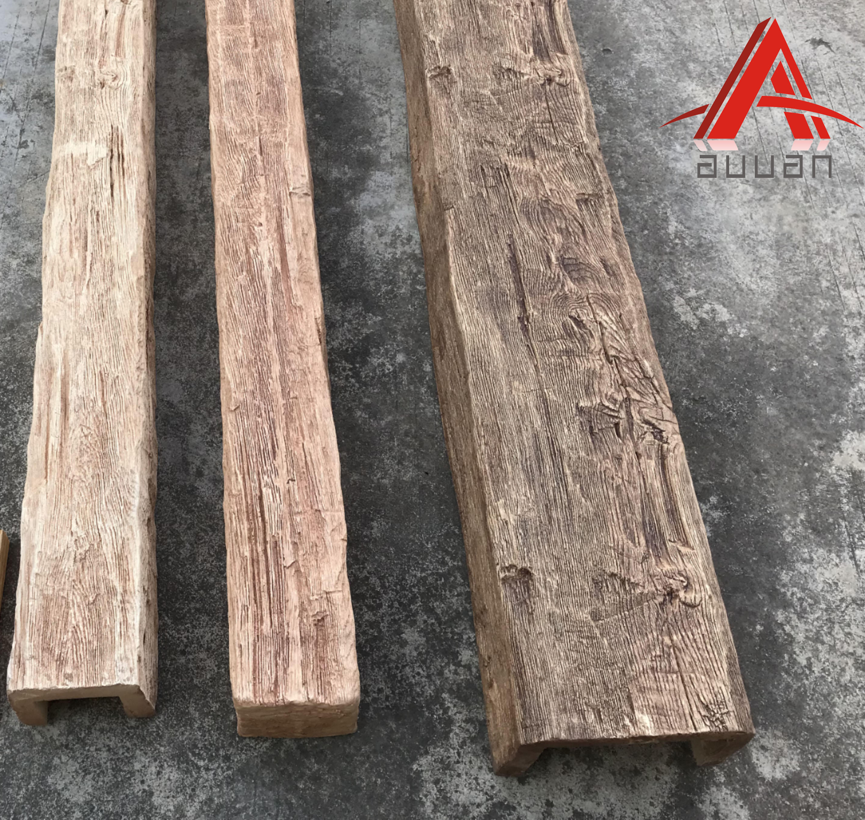Faux Wood Beams - Lightweight Waterproof PU Design