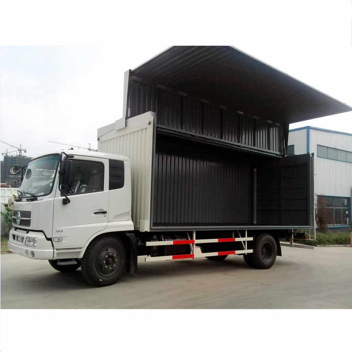 Hydraulic Wing Van Body Side Open Truck for Sale - New 11-20T Capacity ...