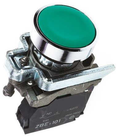 Interruptores de botón plano de Metal XB2 XB4 IP65/IP66/IP67 1NO BA11 BA21 BA31 BA51 BA61 1NC ...