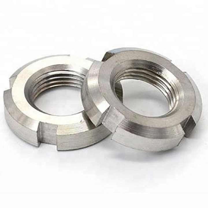 DIN1804 Slotted Round Lock Nut - Stainless Steel Quality