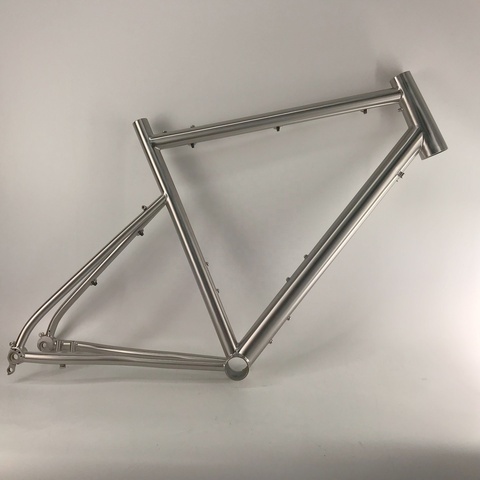 Titanium Disc Road Bike Frame 53cm - Lightweight, Durable Girder Frame ...