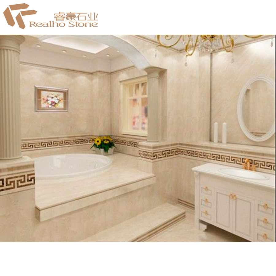 High Quality Omani Beige Marble Tiles for Interior & Exterior