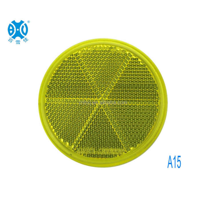 Round 80mm Reflex Reflectors with 6mm Screw - Durable & Bright