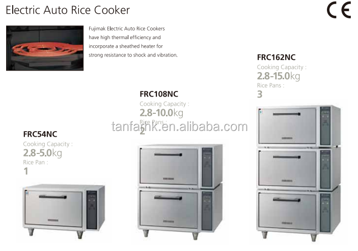 Fujimak FRC162NC Triple Deck Stainless Rice Cooker