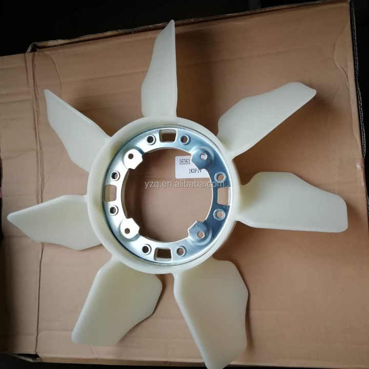 Cuchilla de ventilador de radiador para Hilux 1KD 16361-0L020/16361 ...