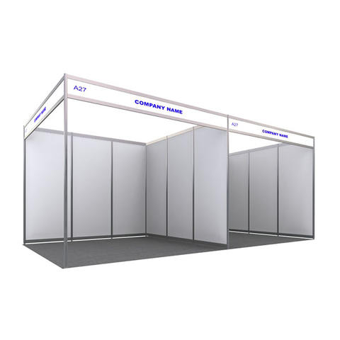 Modular Shell Scheme Stand 3m*6m for Exhibition Organizer| Alibaba.com