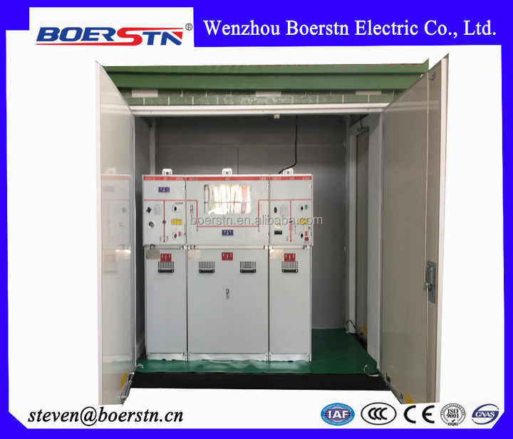 Electrical European Type 11KV Package Substation Kiosk Transformer ...