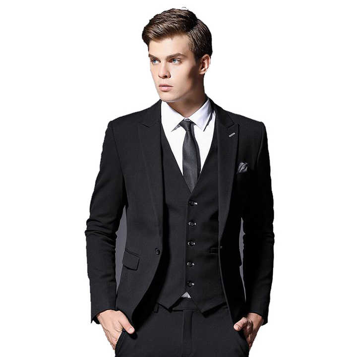 Men's Slim Fit Wedding Suit - Elegant & Durable Linings